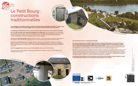 Mairie de Hédé-Bazouges - Le Petit Bourg : constructions traditionnelles