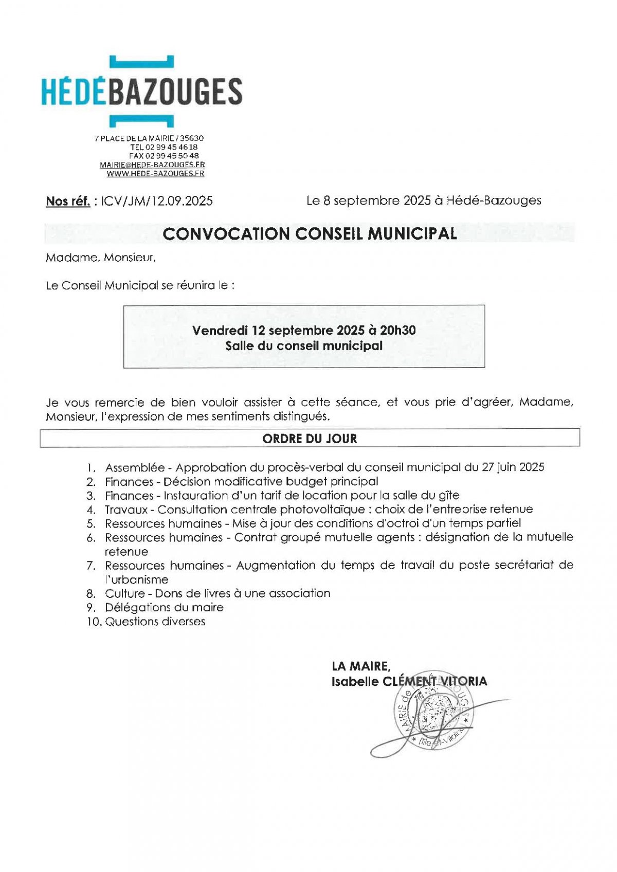 Mairie de Hédé-Bazouges - Hédé Bazouges Accueil